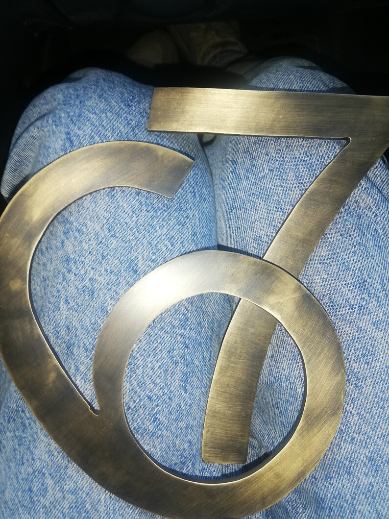 Antique Aged Brass Cast Brass Letters Antique Aging Cast - Etsy