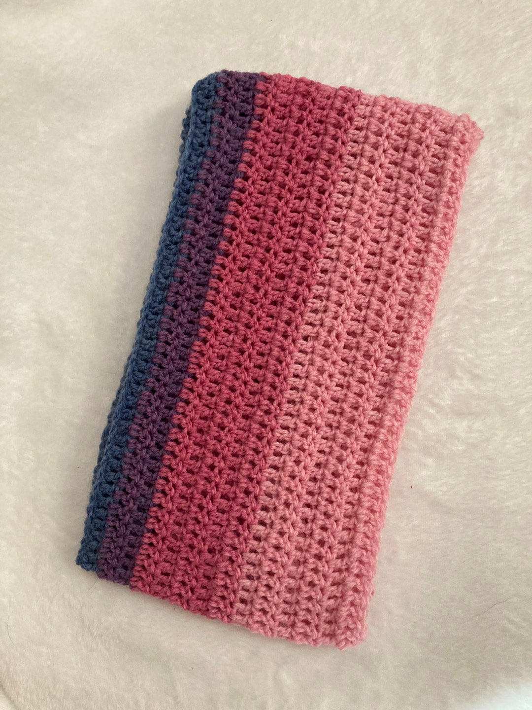 Multi-colored Lightweight Crochet Scarf - Etsy