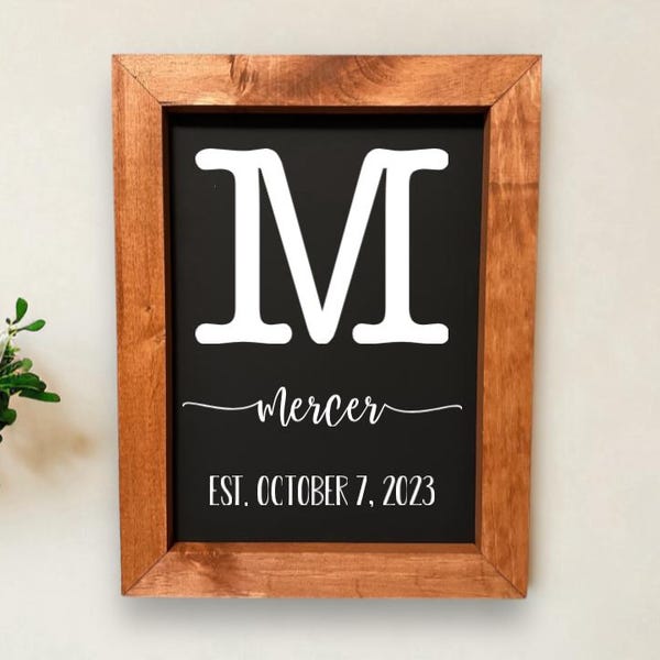 Initial Wall Decor - Etsy