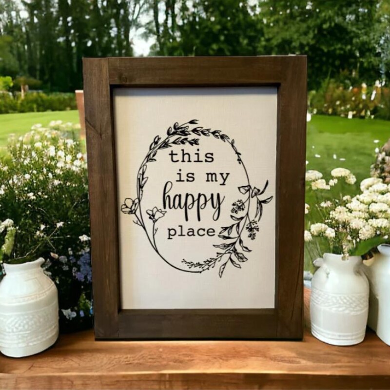 Happy Place Signs - Etsy