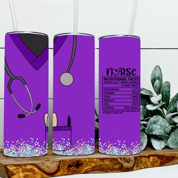 Cna Purple Tumbler - Etsy