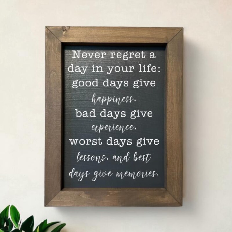 Life Quote Sign - Etsy