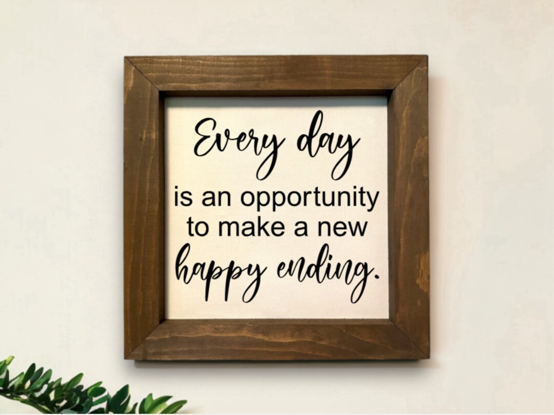 Every Day is A Gift, Fresh Start Gift, New Beginnings Sign, Unique ...
