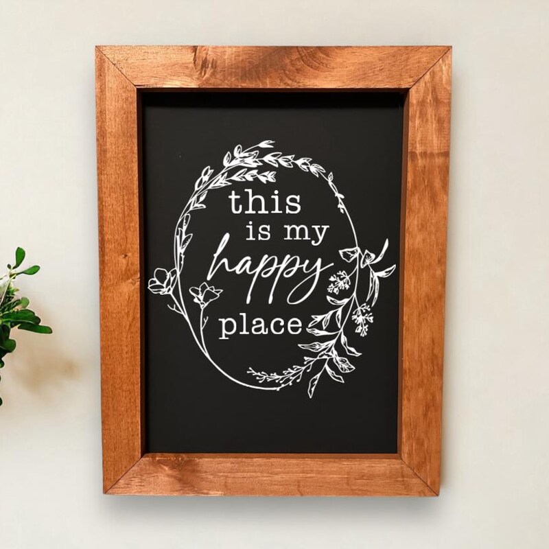 Happy Place Signs - Etsy