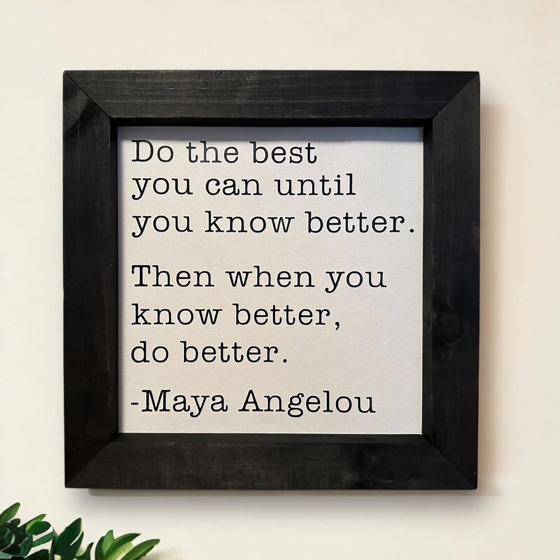Maya Angelou Quote - Etsy