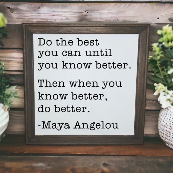 Maya Angelou Quote Wall Art - Etsy