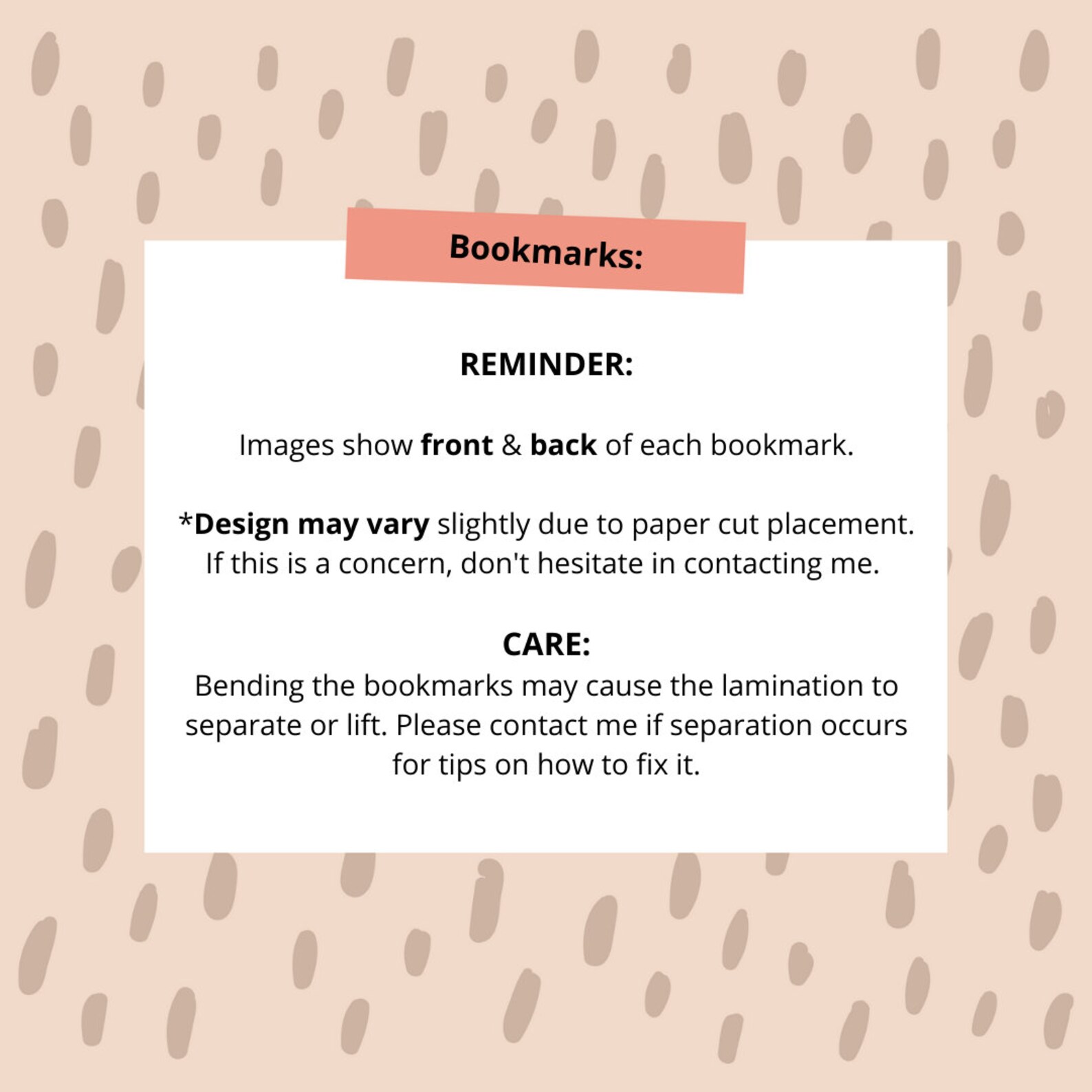 Delicious Foods Bookmarks. Double-sided & Laminated. - Etsy