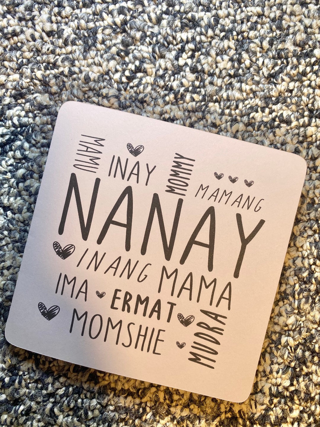 Mothers Day Card Tagalog , Filipino, Nanay - Etsy