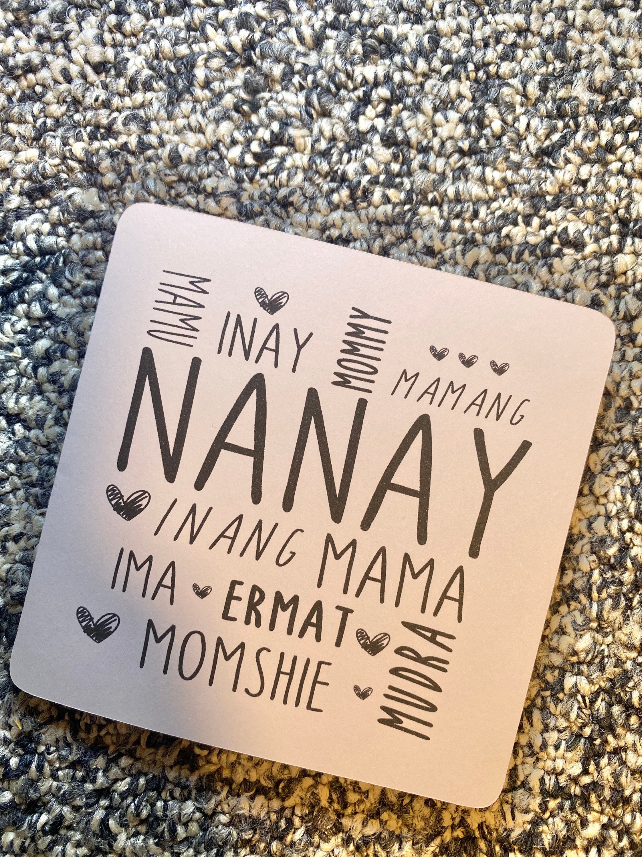 Mothers Day Card Tagalog , Filipino, Nanay - Etsy
