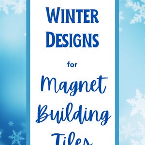 Winter Magnet Tile Designs - Etsy