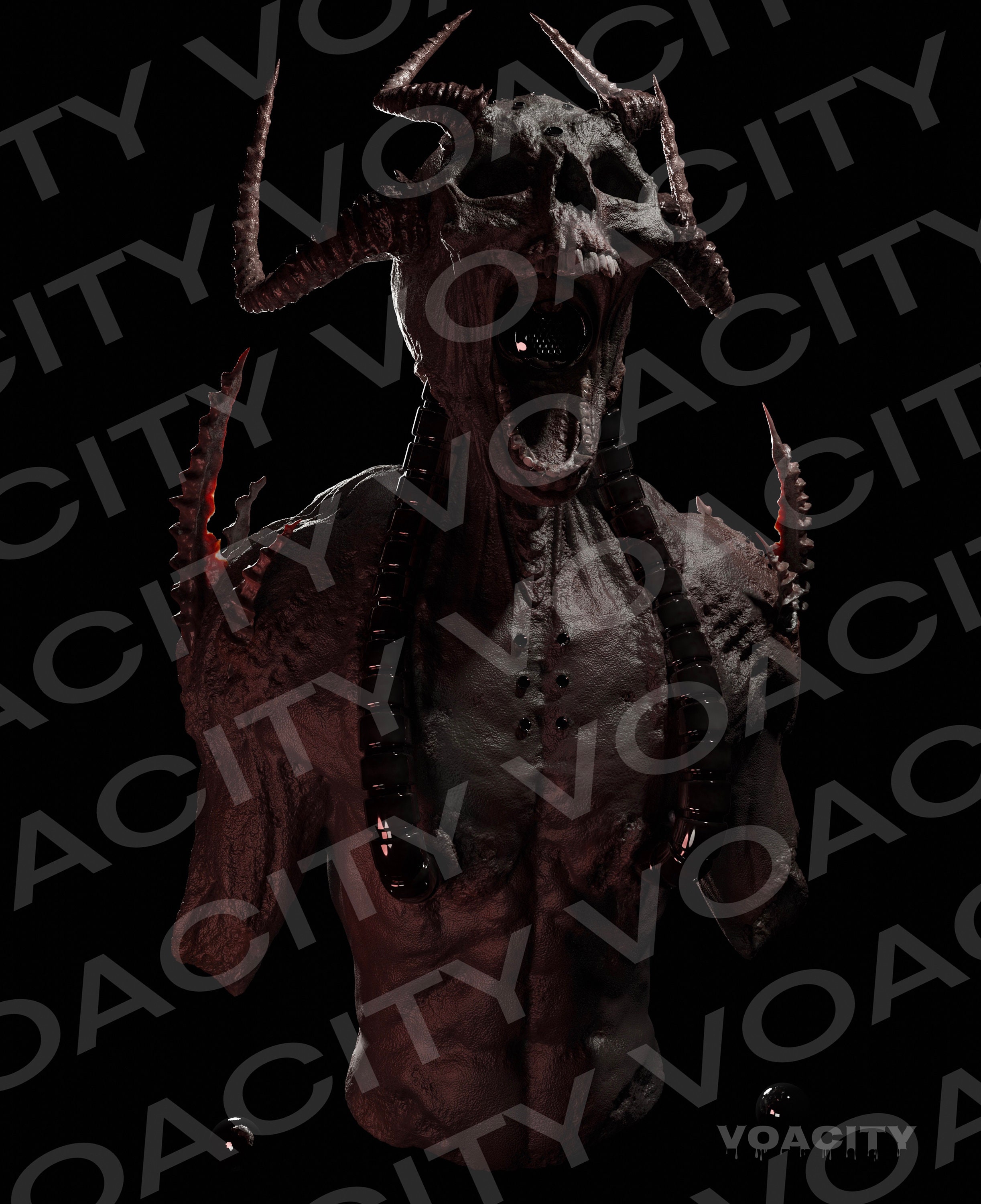 RUAX Demon DIGITAL RENDER 3 Angles 3 Files - Etsy