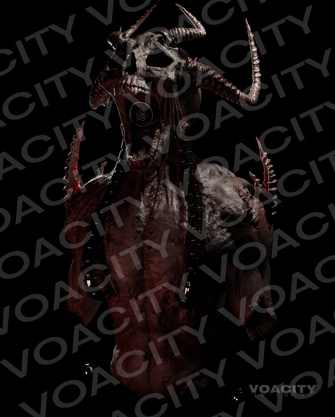 RUAX Demon DIGITAL RENDER 3 Angles 3 Files - Etsy
