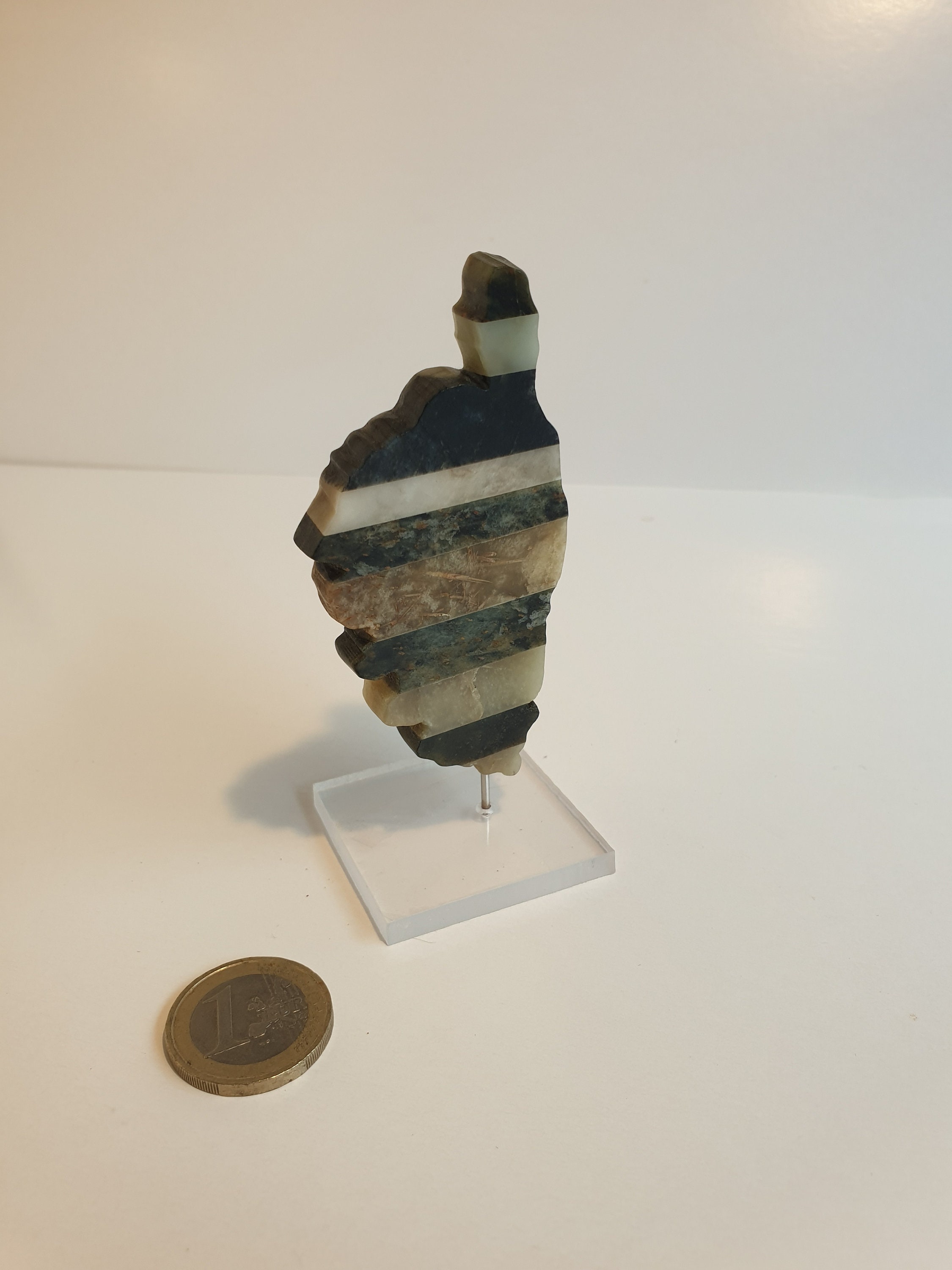 Corsican Sculpture in Multicolor Band Collage Stone small Model - Etsy