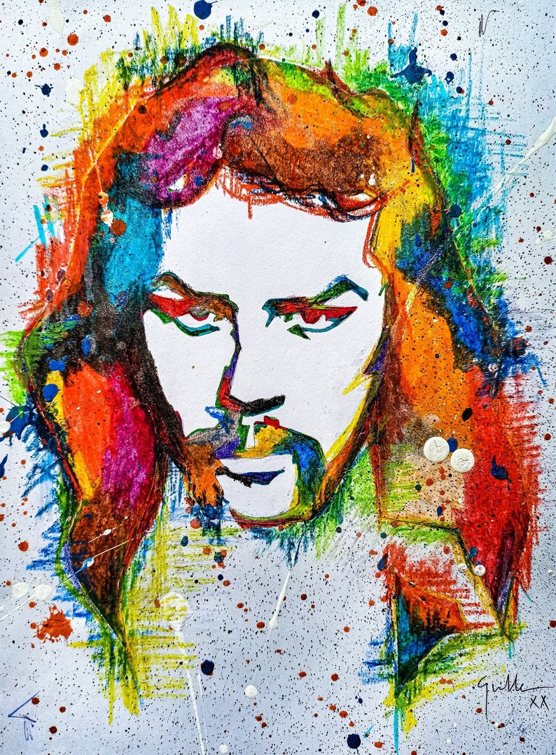 James Hetfield Drawing Poster - Etsy