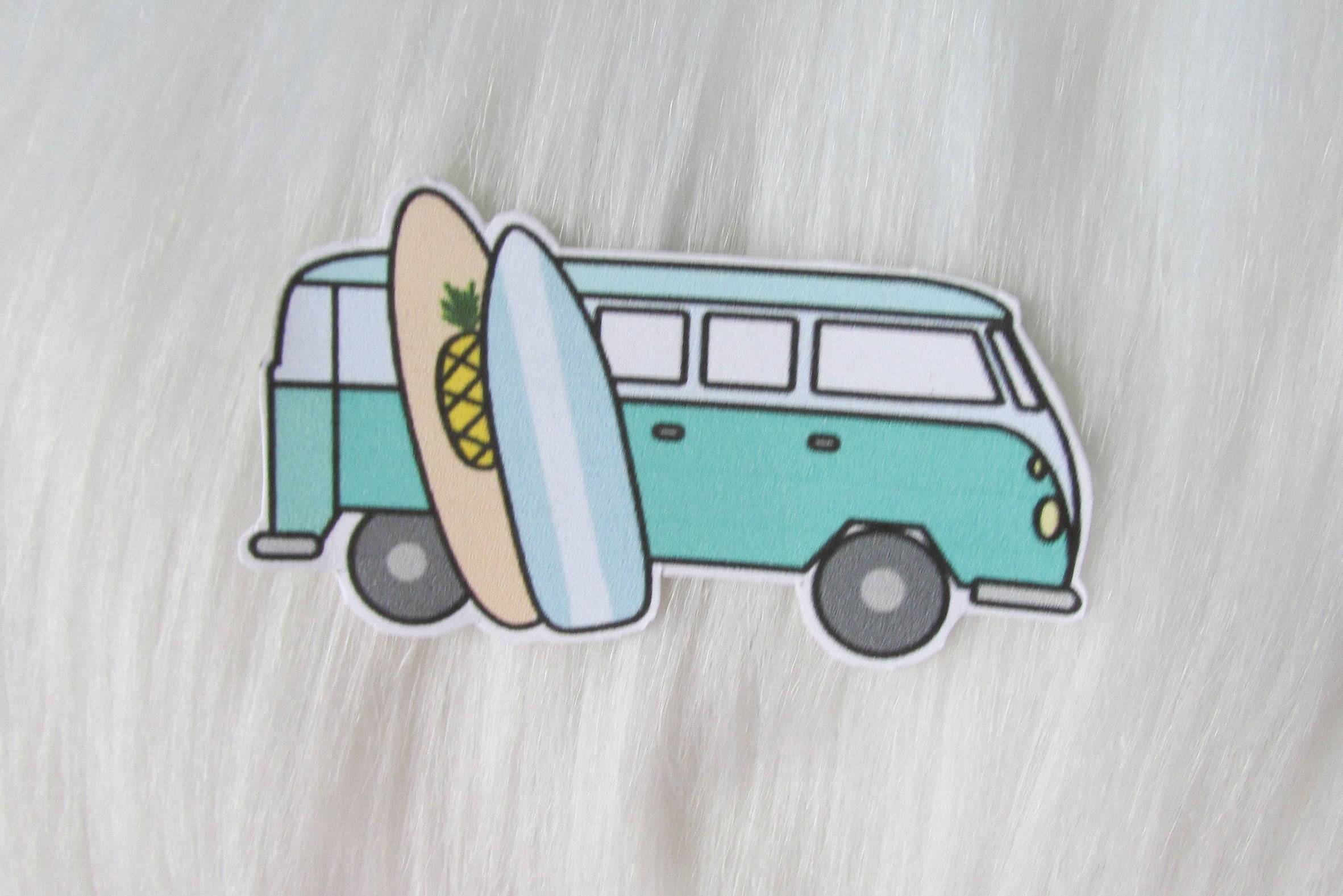 Beach Van Sticker vinyl-waterproof - Etsy