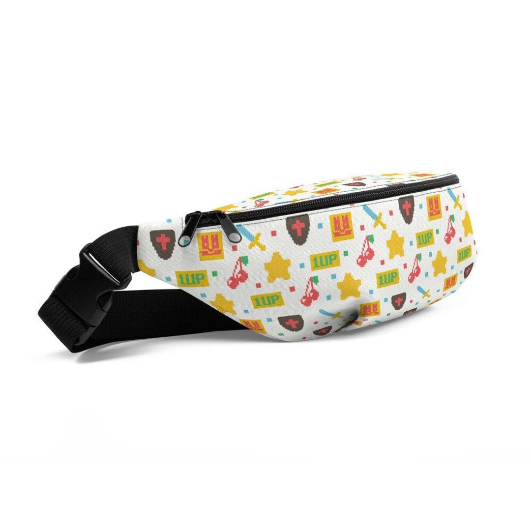 8-bit Gamer Fanny Pack: Retro Pixel Art Waist Bag - Etsy