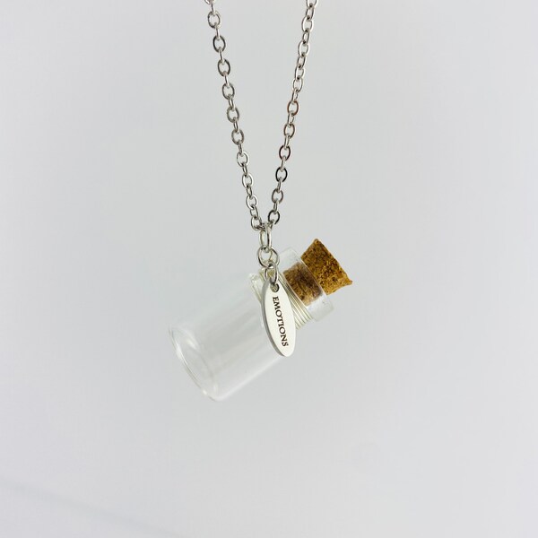 Mini Bottle Necklace - Etsy
