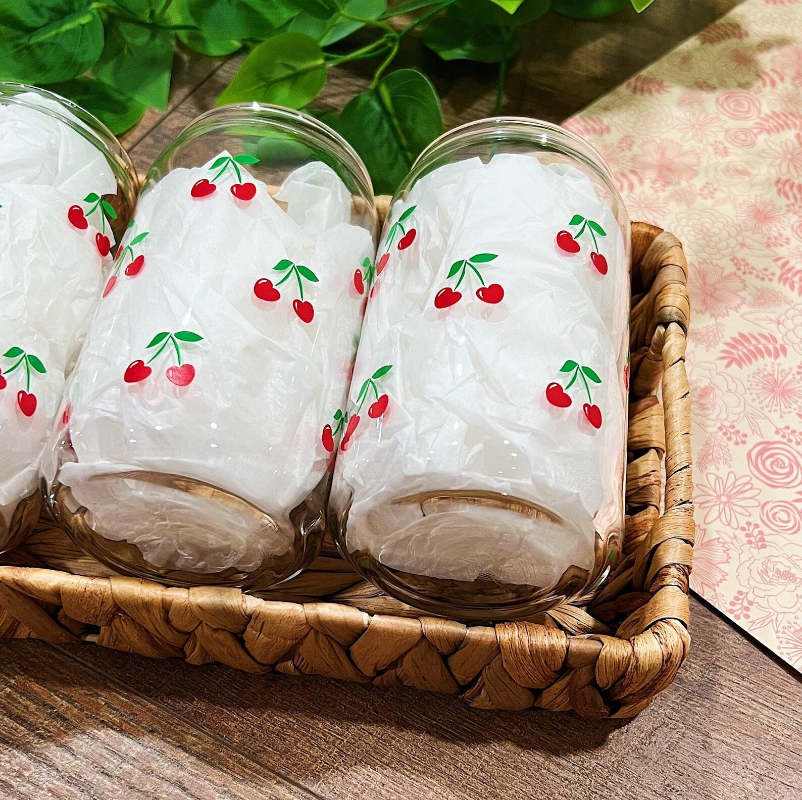 Groovy Retro Tiny Heart Cherry Beer Can Glass Cup Retro Coffee Cup ...