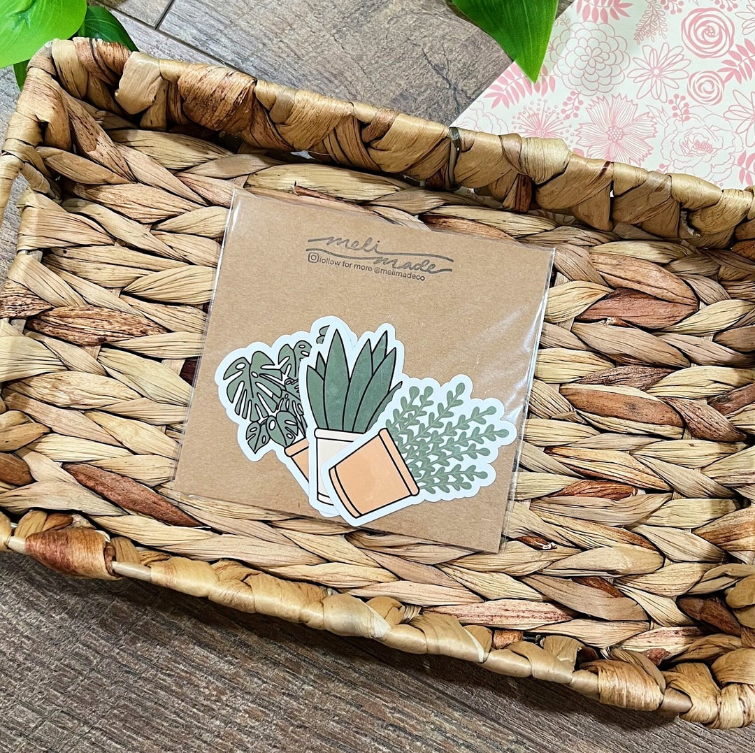 Plant Sticker Pack - Plant Lover Sticker Pack - Sticker Bundle - Laptop ...