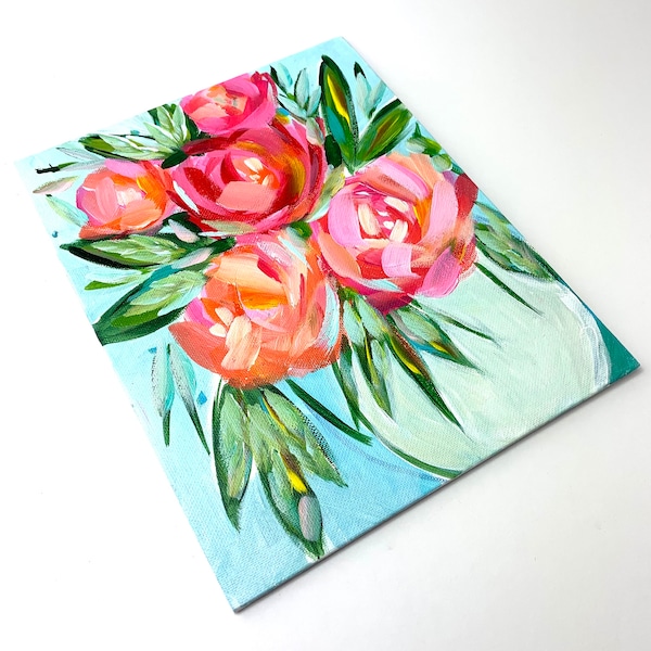 Abstract Rose Art - Etsy