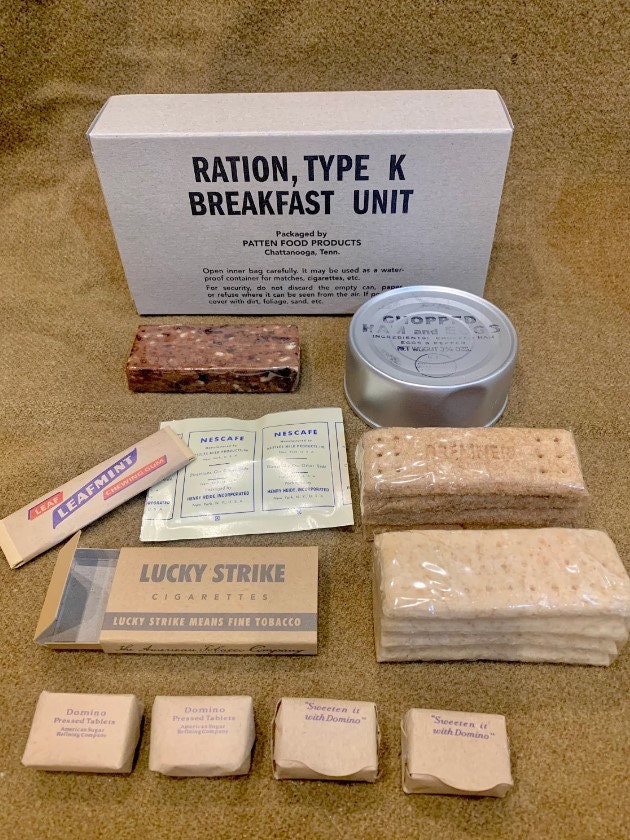 WWII US Army Mid War K Ration and Contents - Complete and Edible - What ...