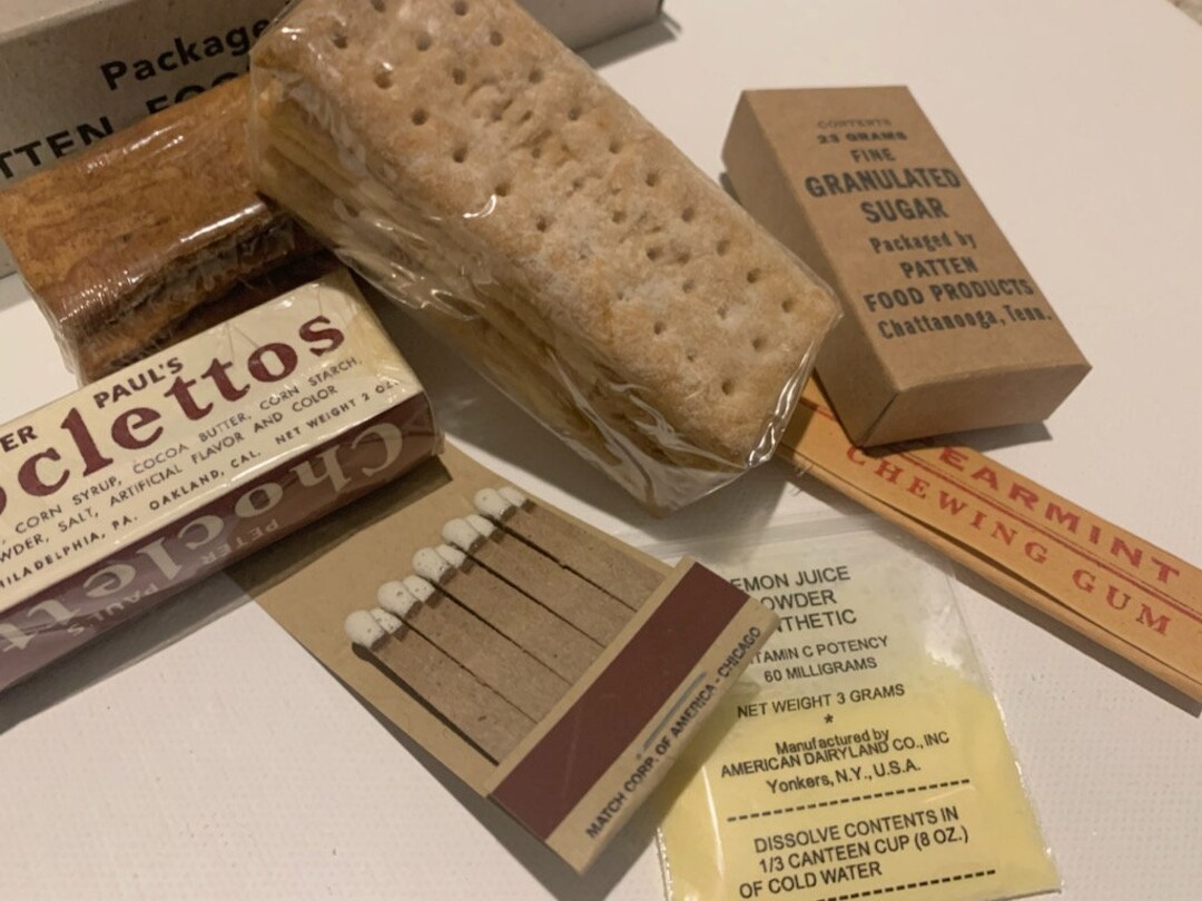 WW2 Rations Individual and Replacement Items for K and C Rations - Etsy