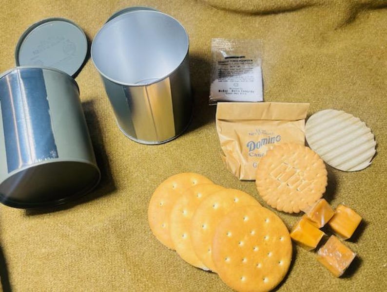 Experience WWII - Completely Edible Late War OD C Ration - Reusable - Etsy