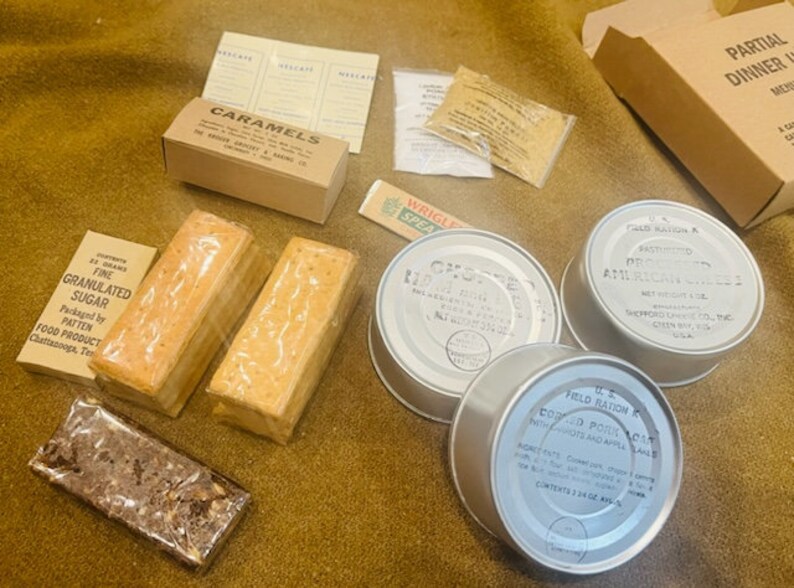 World War II Edible Rations Partial Dinner Unit Eat What World War II ...