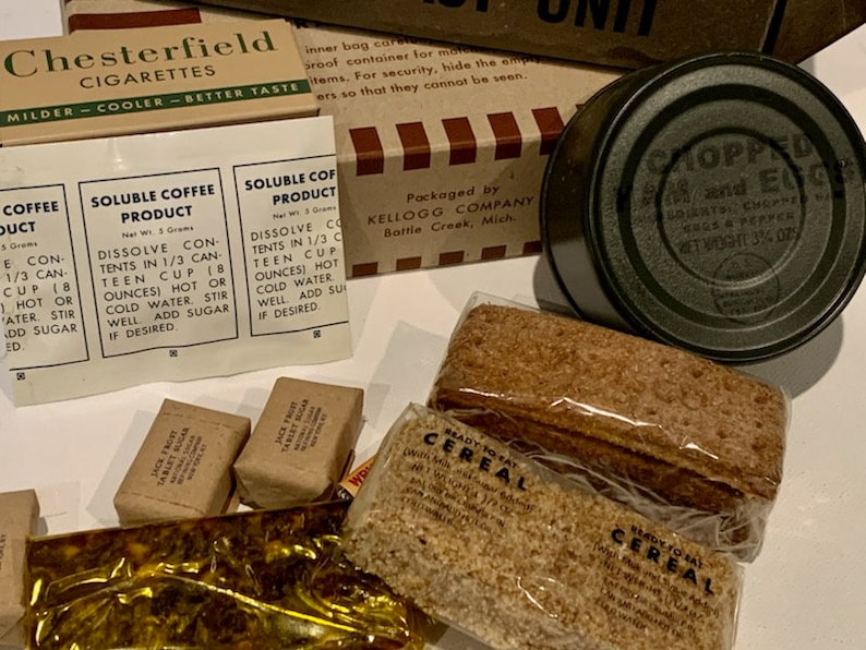 WW2 Rations - Individual and Replacement Items for K and C Rations - Etsy