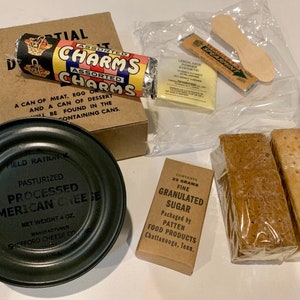 WW2 Rations - Individual and Replacement Items for K and C Rations - Etsy