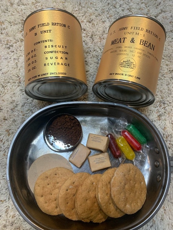 WWII US Army C Ration Reproduction Fully Edible Exact, 49% OFF