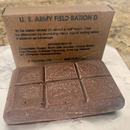 WWII US Army D Ration and Contents Complete and Edible - Etsy