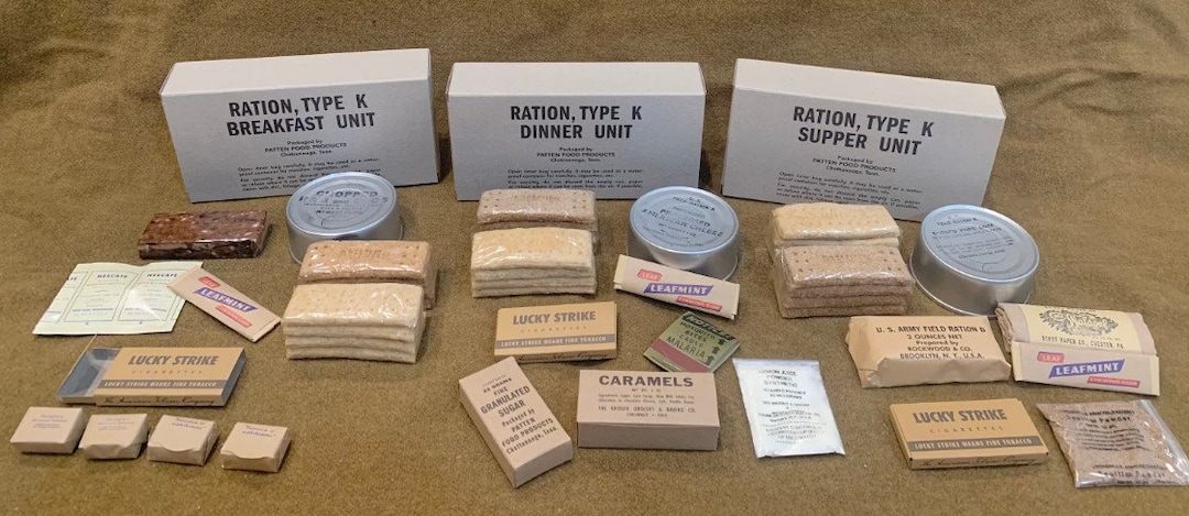 WWII US Army Mid War K Ration and Contents - Complete and Edible - What Soldiers Ate During WW2 ...