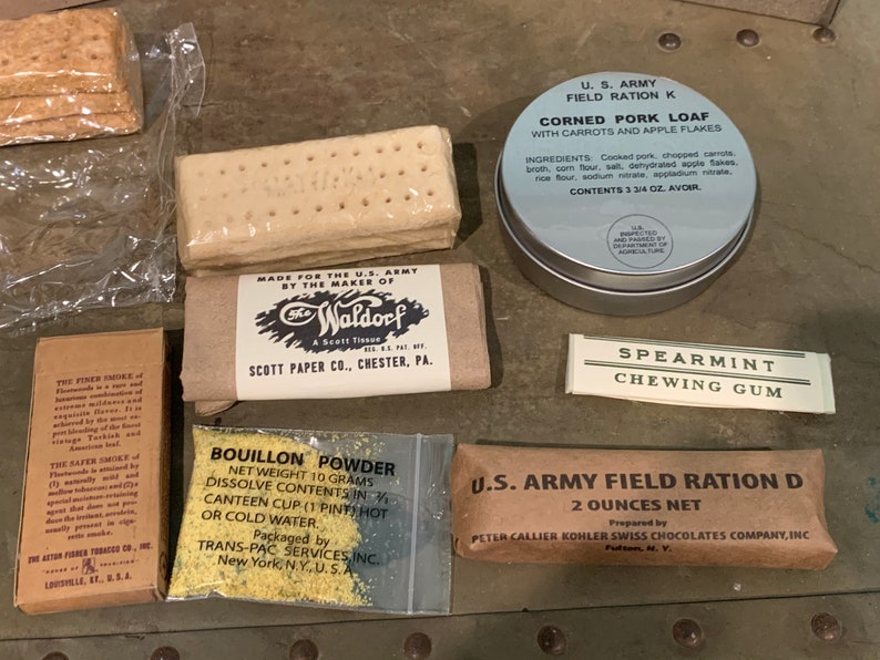 WWII US Army Early War K Ration and Contents Complete and | Etsy