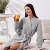 Organic Cotton Unisex Waffle Robe, Pure Cotton Bathrobe, Waffle Robe ...