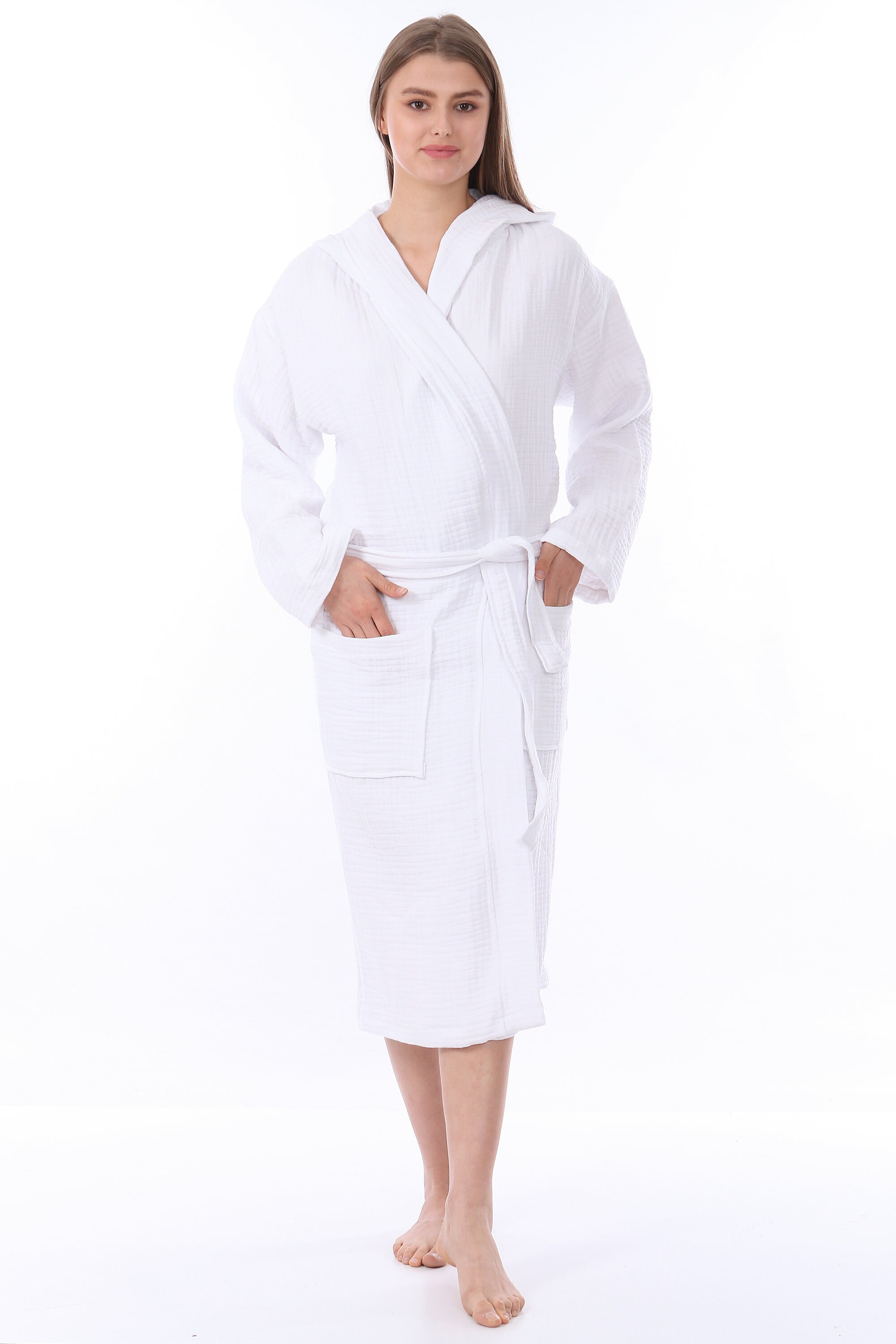 Mustard Muslin Robe Gauze Robe Cotton Kimono Robe Soft | Etsy