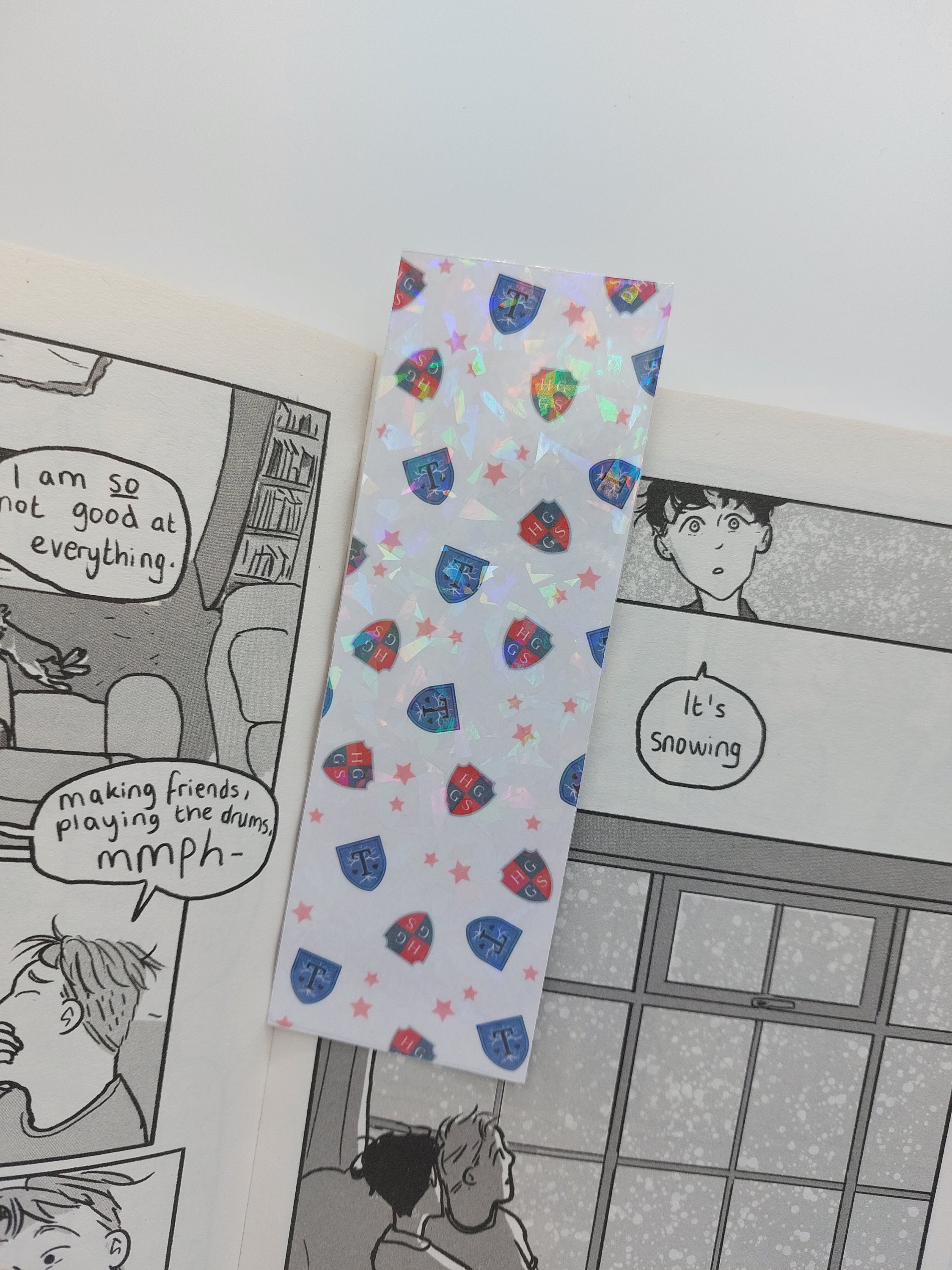 Heartstopper Truham & Higgs School Logo Bookmark - Etsy UK