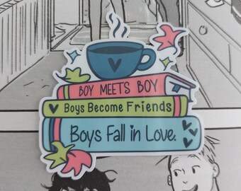 Heartstopper Book Stack Sticker Alice Oseman - Etsy
