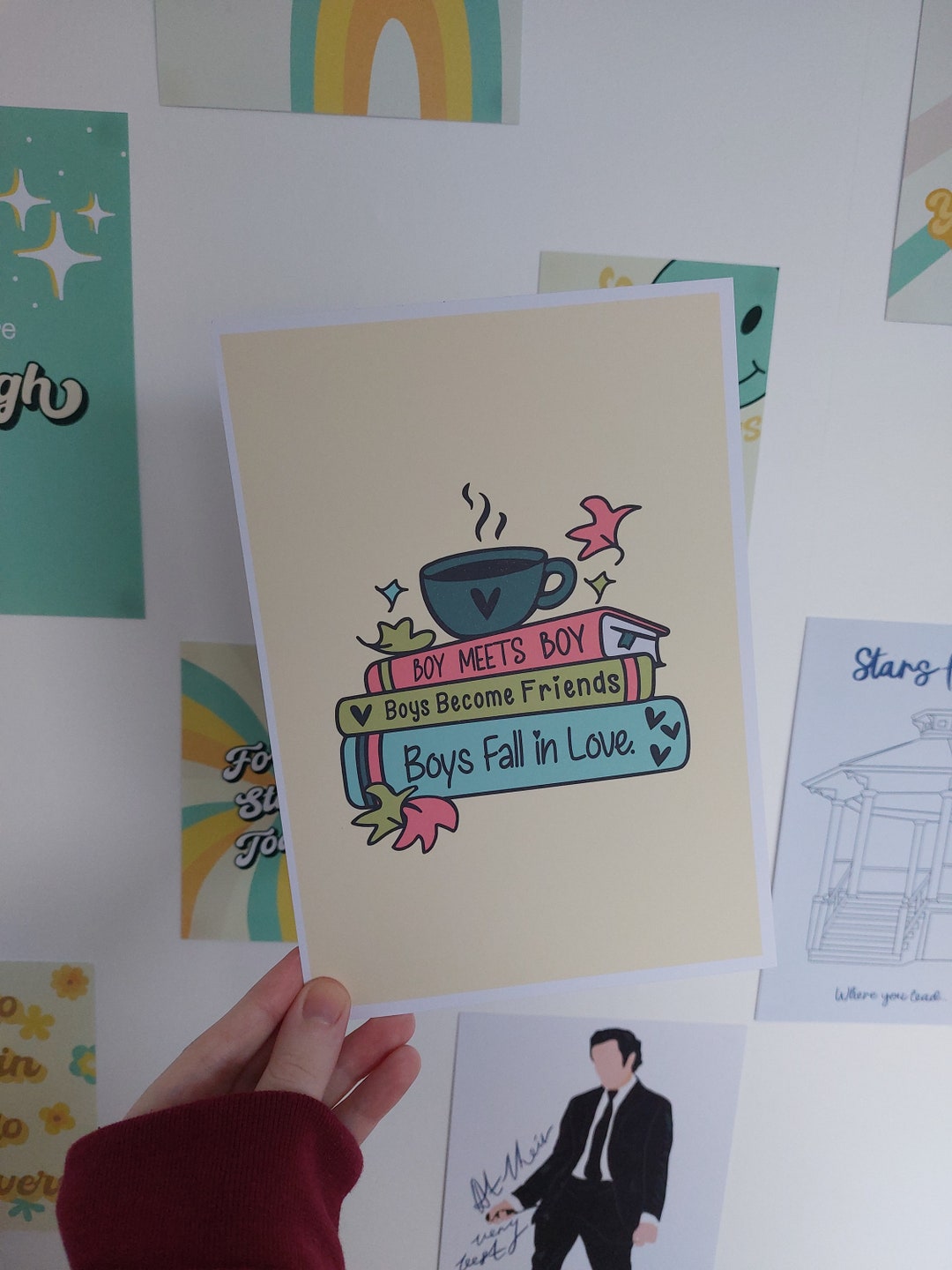 Heartstopper Book Stack Print (multiply Sizes Available) - Etsy