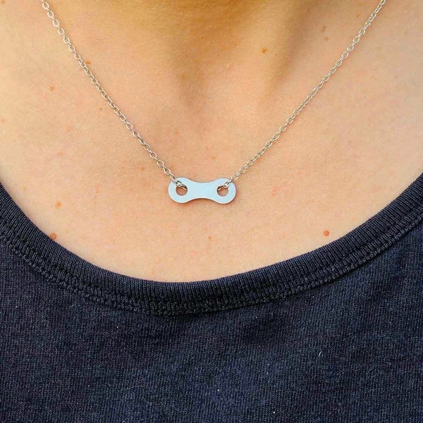 Bike Chain Necklace - Etsy