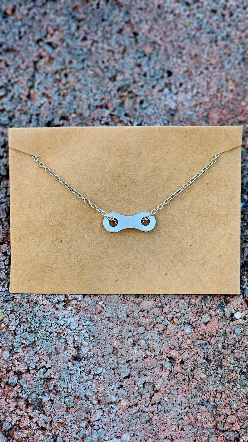 Bike Chain Necklace - Etsy