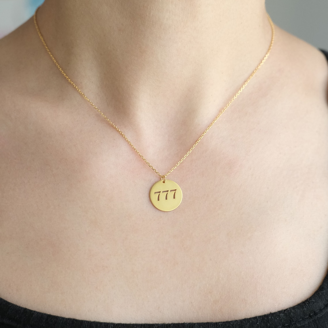 444 Angel Number Necklace 925 Sterling Silver Healing Numbers | Etsy