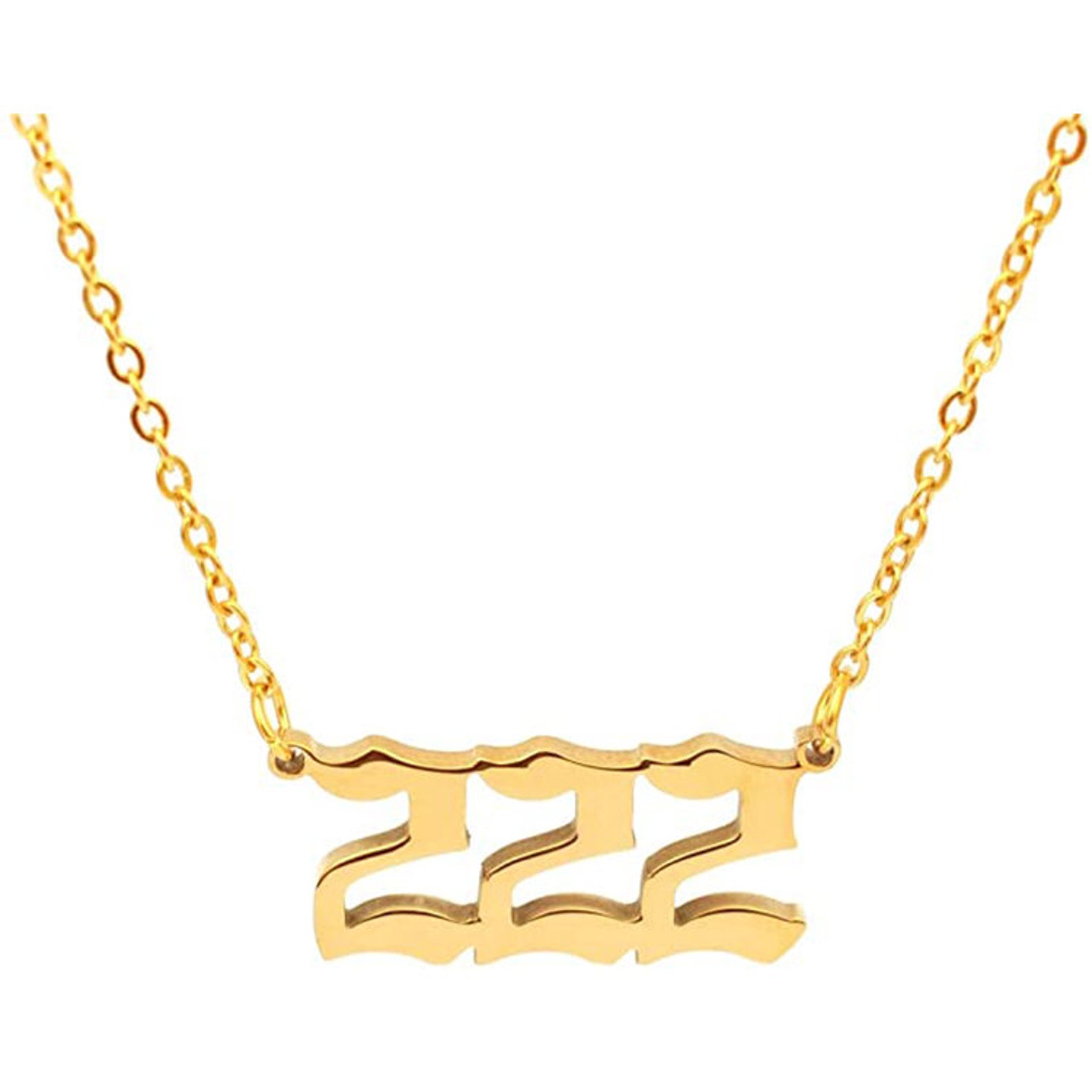 Collier de nombres angéliques 777 vieux anglais 925 Collier - Etsy France