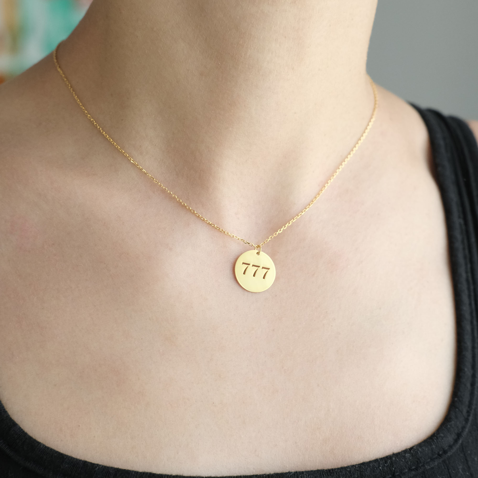 444 Angel Number Necklace, 925 Sterling Silver Healing Numbers Necklace ...