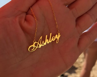 Gold Ashley Necklace - Etsy