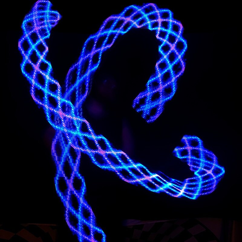 LED Staff Morph Staff Visual Flow Toy - Etsy