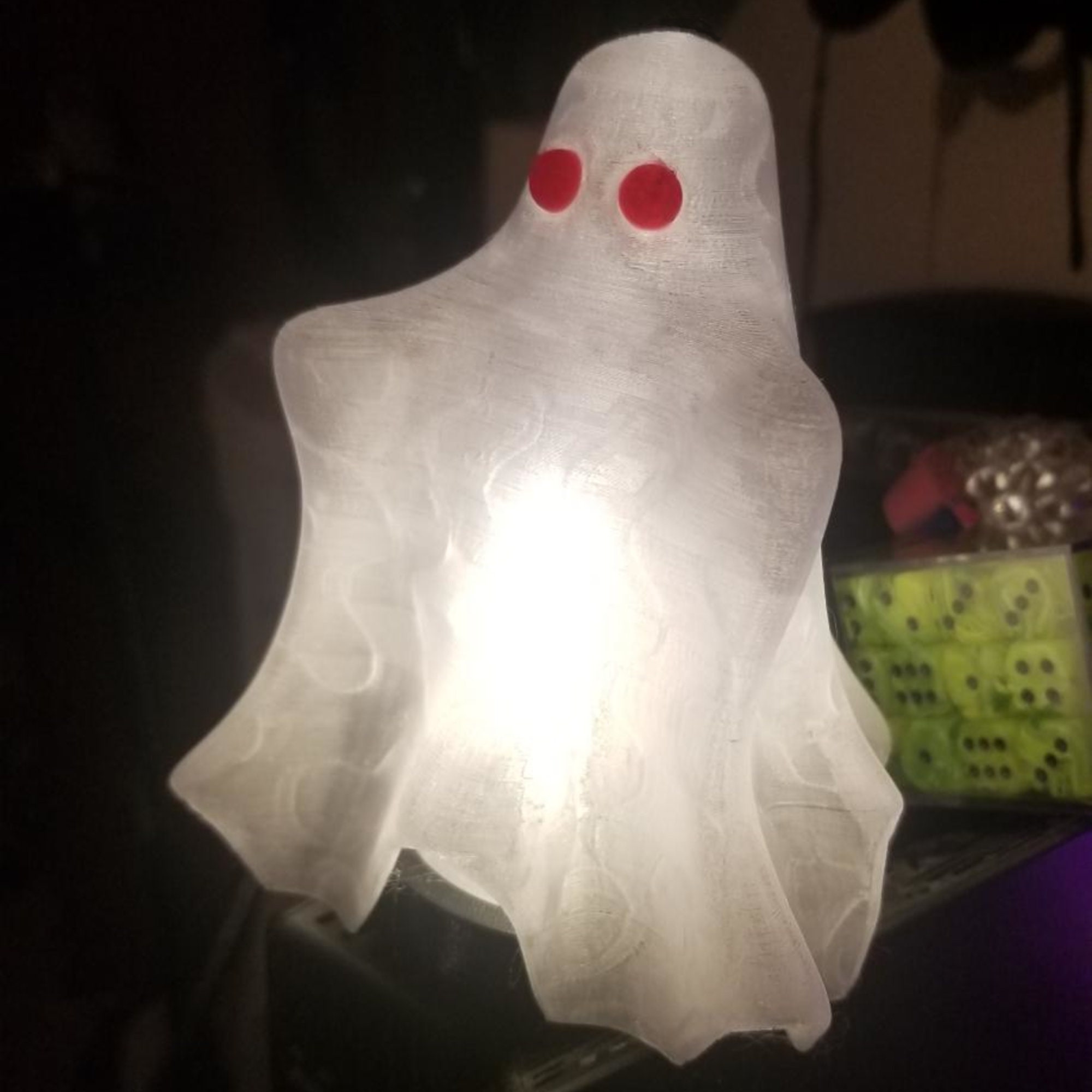 Spooky Ghost Lamp - Etsy