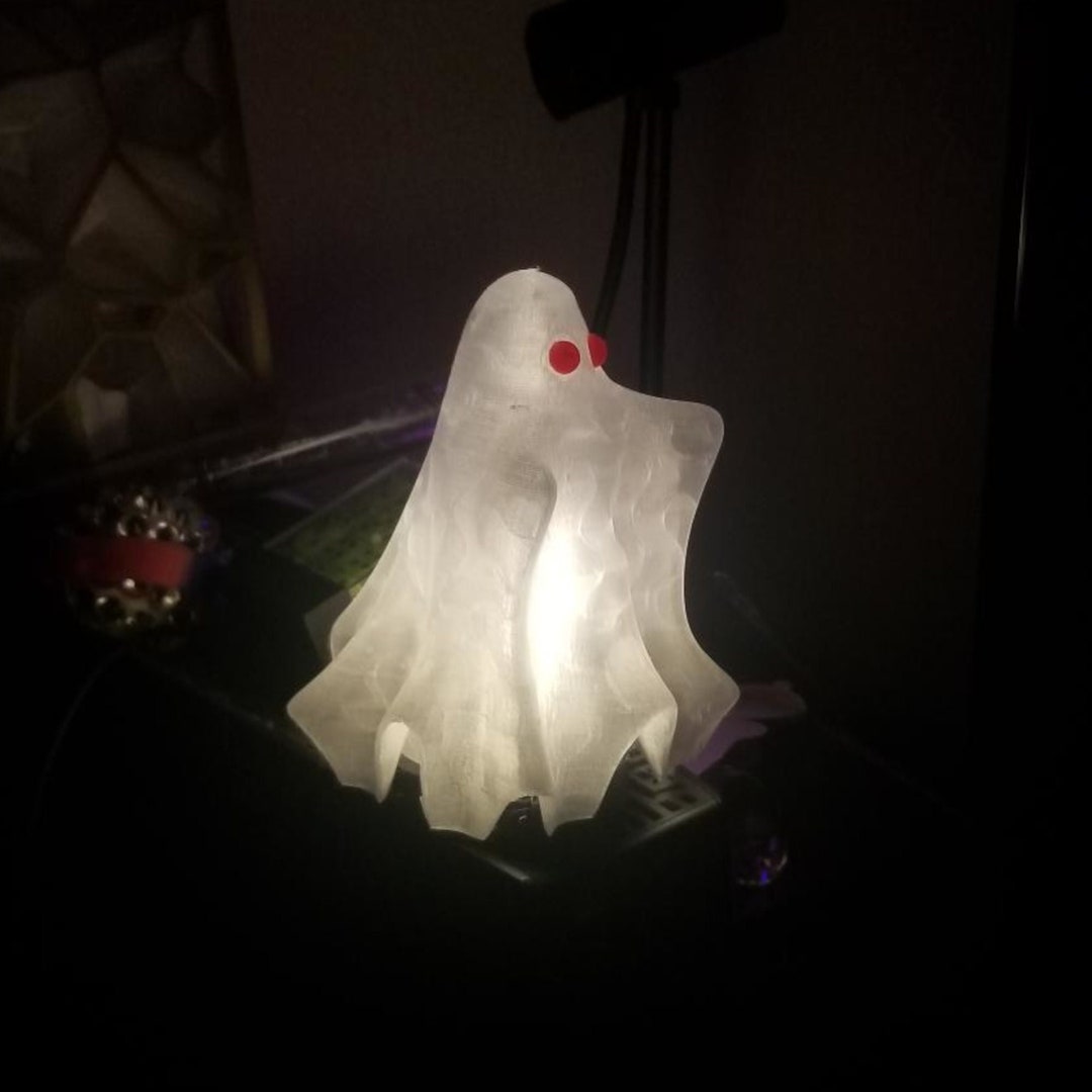 Spooky Ghost Lamp - Etsy