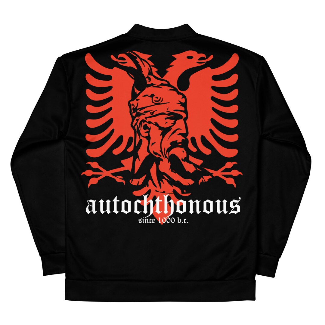 Albanian Flag Skanderbeg UCK Unisex Bomber Jacket Skenderbeu - Etsy