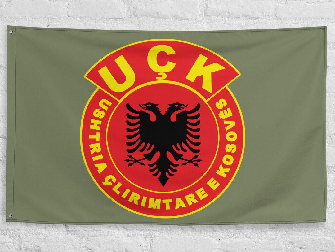 UCK Flag Kosovo Liberty Army Ushtria Clirimtare E Kosoves UQK - Etsy